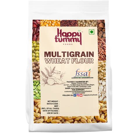 Multigrain Wheat Flour Happy Tummy Foods