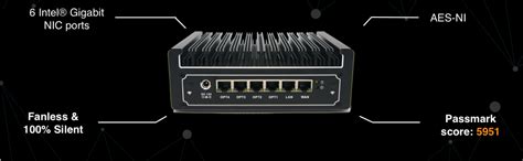 Protectli Vault 6 Port Firewallmini Pc Intel Quad Core I7 Aes Ni Barebone