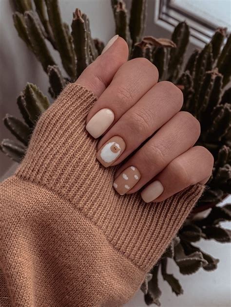 42 مدل طراحی ناخن رنگ نود مناسب فصل