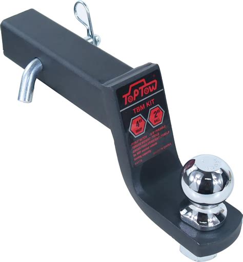 Toptow 64170 Trailer Hitch Ball Mount Kit With 2 Inch