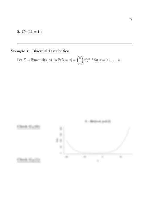 SOLUTION Probability Chapter Generating Functions Studypool