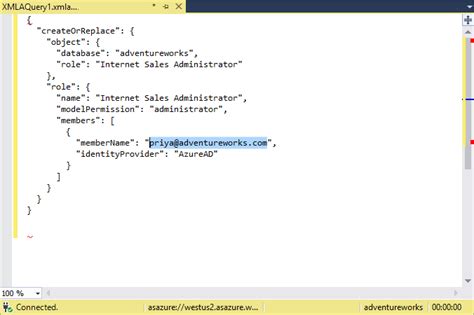 Tutorial Configure Azure Analysis Services Roles Microsoft Learn
