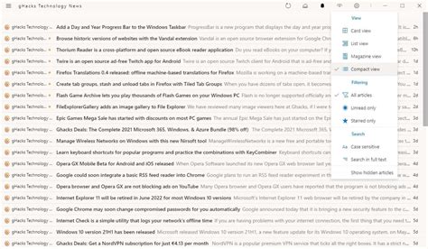 Read Your Favorite Articles From One Place With Fluent Reader An Open Source Cross Platform