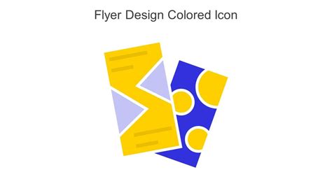 Flyer Design Colored Icon In Powerpoint Pptx Png And Editable Eps Format Ppt Sample