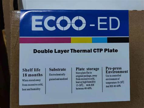 Long Runs Double Layer Thermal Ctp Plate Chemical Resistant For Offset Printing