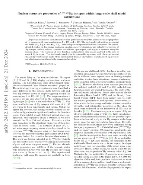 Pdf Nuclear Structure Properties Of {193 200} Hg Isotopes Within