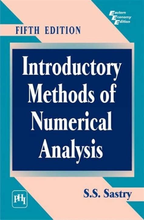 Buy Introductory Methods Of Numerical Analysis 5th Edn Book Online At Low Prices In India