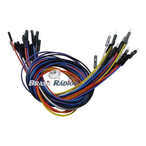 Arduino 40 Jumpers Macho X Femea De 200mm Shopee Brasil