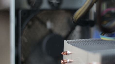 The Rotation Of The Cpu Cooler Stock Footage Videohive