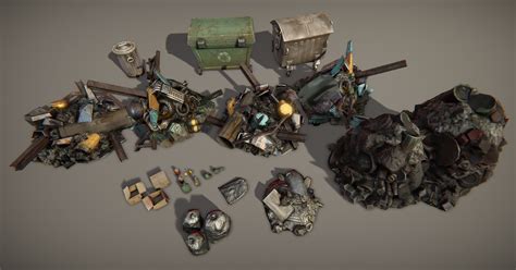 Garbage Pack 3d Industrial Unity Asset Store