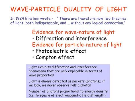Ppt Wave Particle Duality Powerpoint Presentation Id1452662