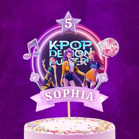 Kpop Demon Hunter Birthday Party Etsy