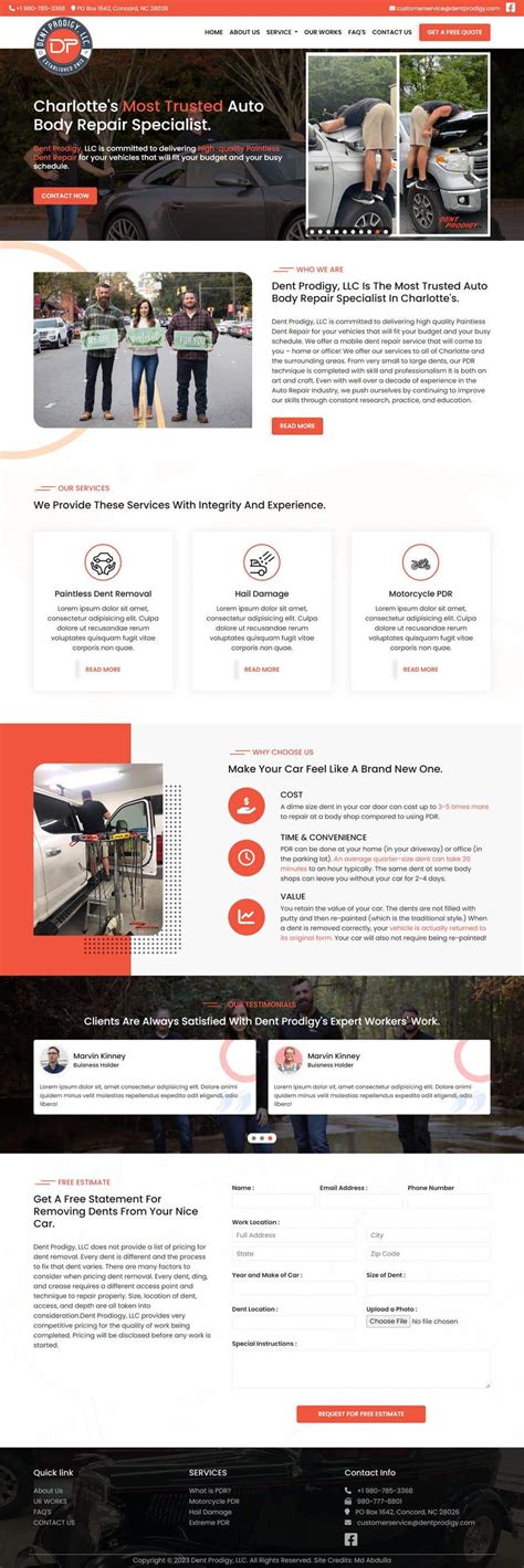 refactor ui website for rental freelancer