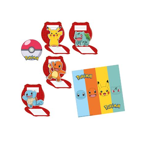 Invitation Cards Pokemon