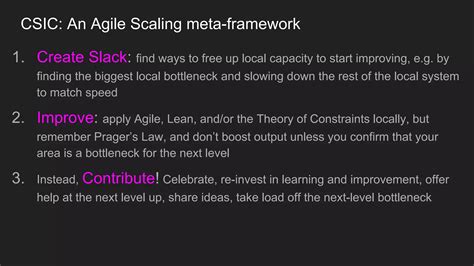 How To Scale Improvement Beyond Bottlenecks And Boiling The Ocean PPT