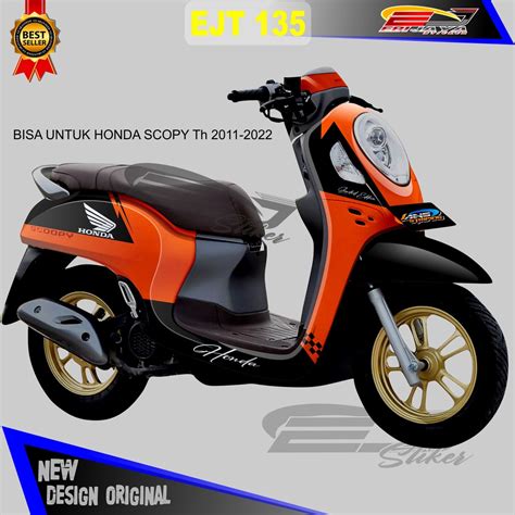 Jual Decal Scoopy Full Blok 2013 2022 26 Plihan Warna Decal Stiker Motor Scoopy Stiker