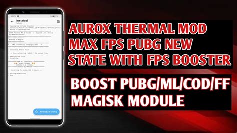 Module Magisk Gaming Terbaik Unlock The Real Power Aurox Boost Performa Pubg New State Youtube