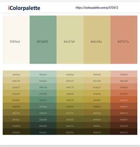 770 Latest Color Schemes With Sapling Color Tone Combinations 2024