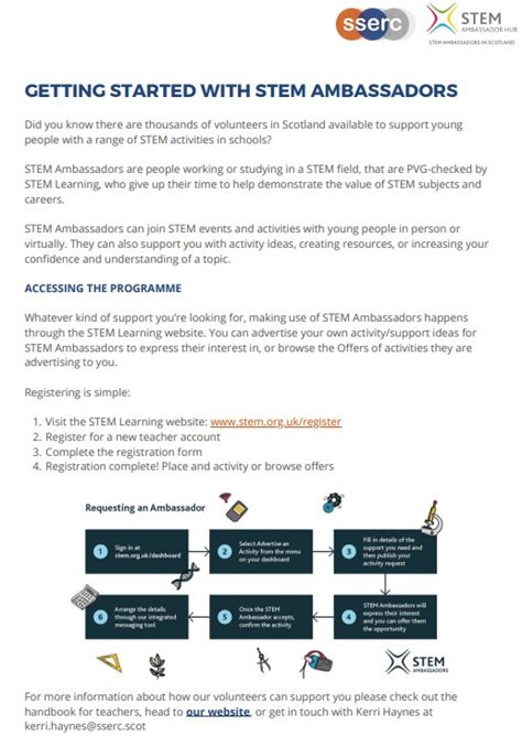 Stem Ambassadors In Scotland Resources