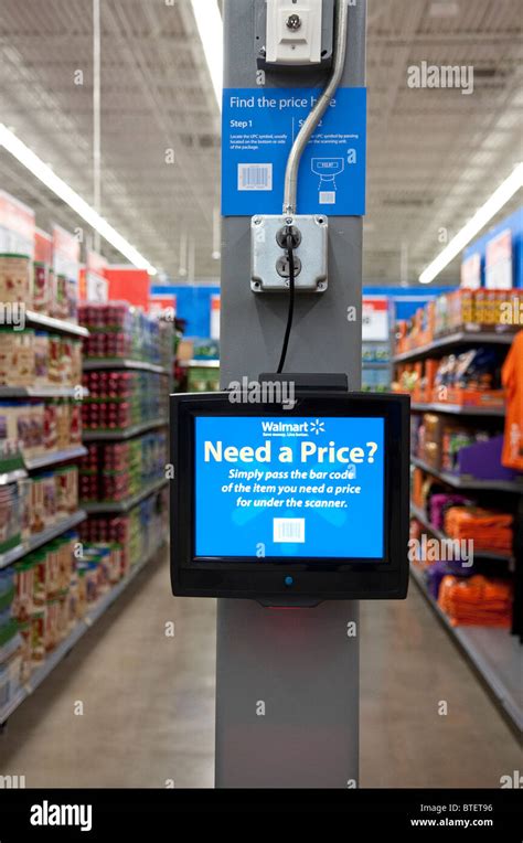 Flat Screen Monitor On Retail Self Service Scanner On Which Shoppers