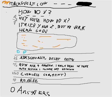 average stackoverflow experience r programmerhumor