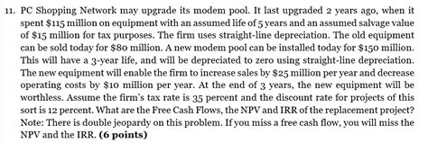 Solved 11 Pc Shopping Network May Upgrade Its Modem Pool