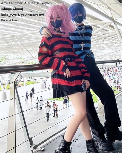 Amu Hinamori Ikuto Tsukuyomi From Shugo Chara Keke Yyyo Youthxxsweetw R Crossplay