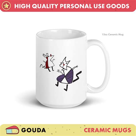 The Simpsons Worker And Parasite Mug Krusty The Klown Cartoon Cup Etsy
