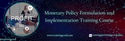 Monetary Policy Formulation Course Australia