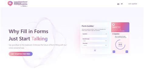 Speechforms Pricing Reviews Alternatives Ai Web Apps