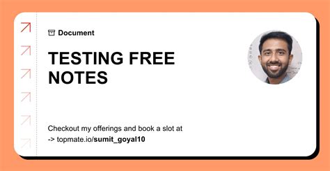 Testing Free Notes With Sumit Goyal