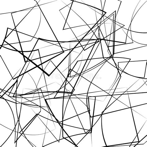 Random Lines Abstract Texture Stock Vector Illustration Of Asymmetry Chaotic 83665019