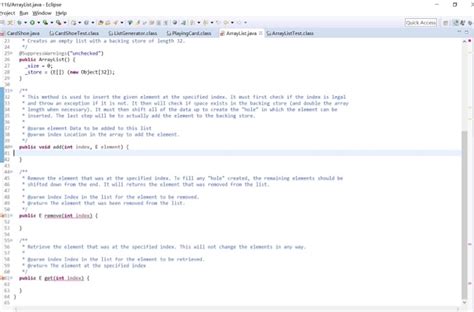 Solved E 116arraylist Java Eclipse Project Bun岦indow Help K