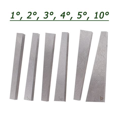 Timunr 10pcs 1 To 30 Precision Ground Angle Block Set 0 0001 Hardened Steel