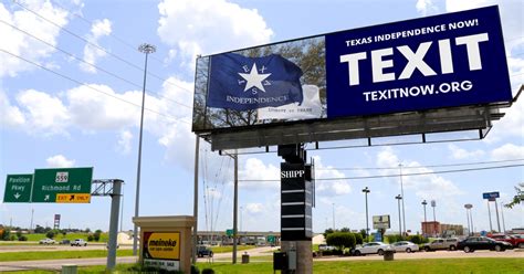 Tnm Launches Texit Billboard Campaign Texian Partisan