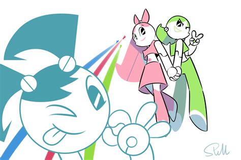 Where Was The Teenage Robot Ppg Crossover Green Art Goes Here