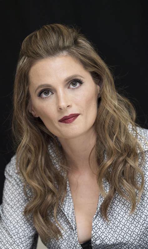 Stana Katic At Absentia Press Conference In Los Angeles 04262019