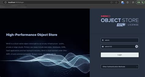 mac 基于Docker安装minio服务器