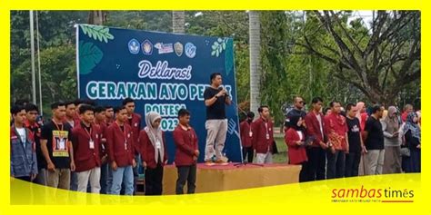 Direktur Poltesa Pimpin Deklarasi Ppks Lingkungan Kampus Sambas Times