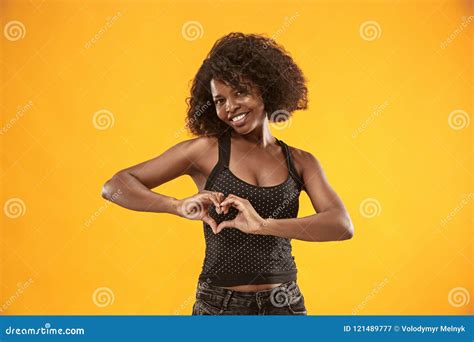 Portrait Of Attractive Cute Girl With Bright Makeup With Kiss Stock