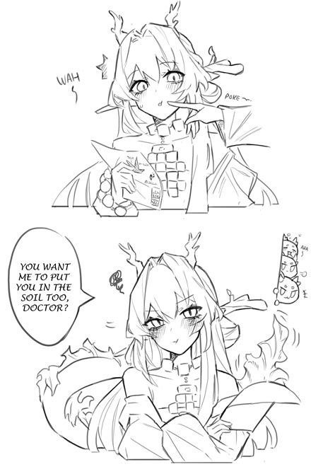 Doctor And Shu Arknights Drawn By Ahti Danbooru