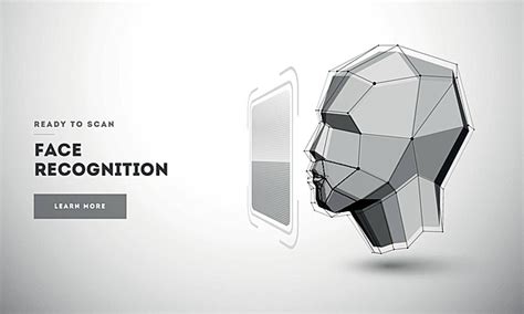 Biometric Identification Or Facial Recognition System Concept Profile