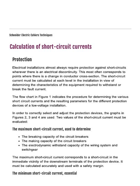Calculation Of Short Circuit Currents Pdf