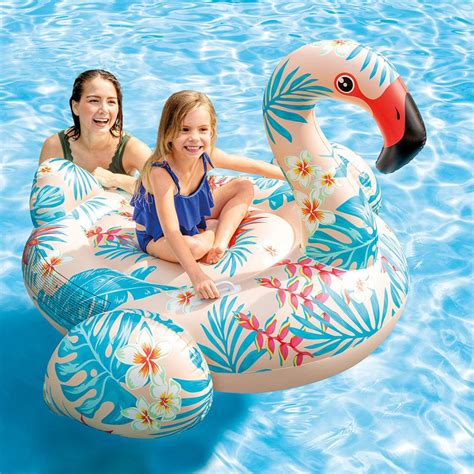 Intex Tropical Flamingo Ride On Inflatable Pool Float Intex Singapore