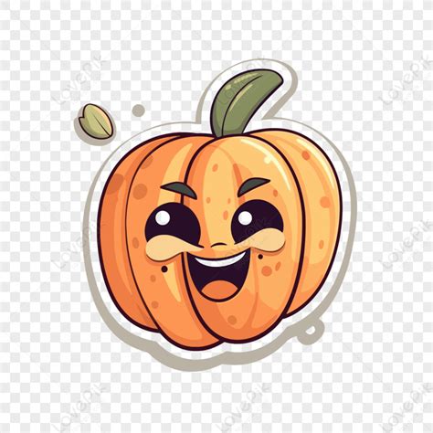 호박 스티커 벡터 일러스트 클립 아트상표