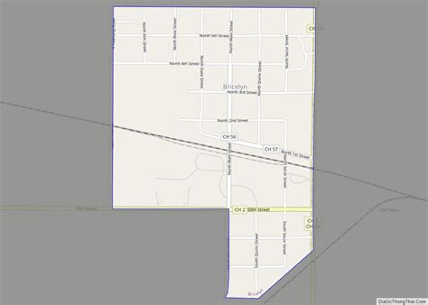 Map Of Bricelyn City Thong Thai Real