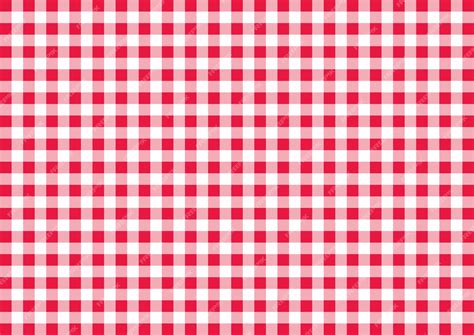 Rose Red Gingham Pattern Seamless Checkered Design For Fabrics And
