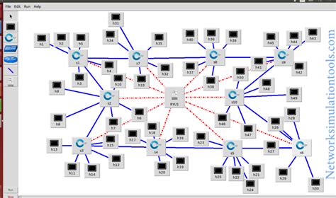 Execution Of Miniedit In Ubuntu Network Simulation Tools
