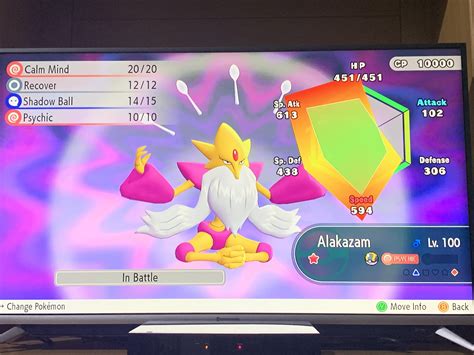 Pokemon Mega Alakazam Stats