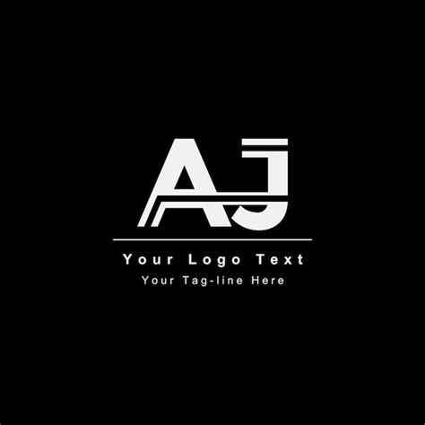 Premium Vector Aj Or Ja Letter Logo Unique Attractive Creative Modern
